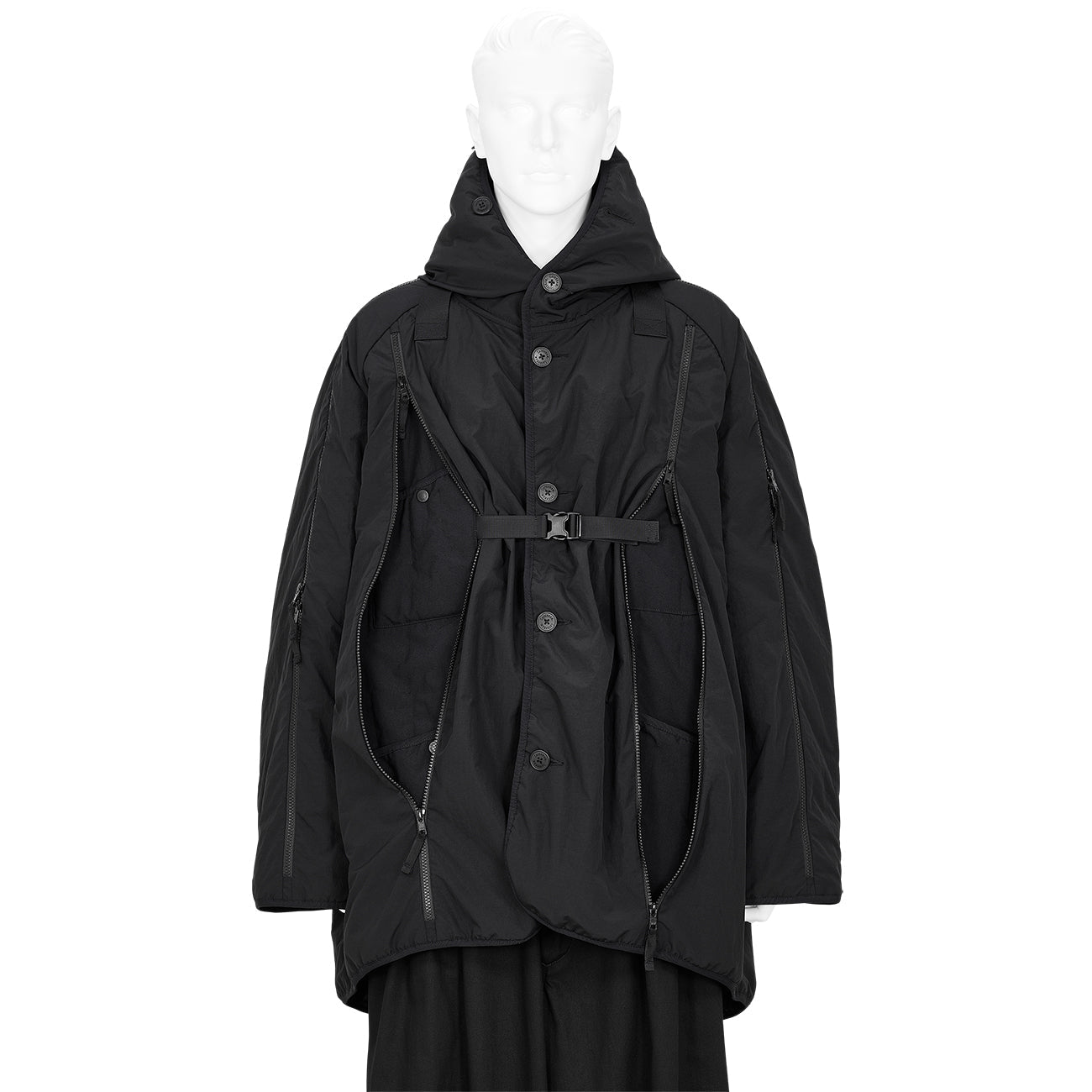 LAYERED JACKET BLACK - KOSUKE TSUMURA×LAVENHAM×ELIMINATOR(コウスケ ツムラ×ラベンハム×エリミネイター) - TOPS(トップス ...